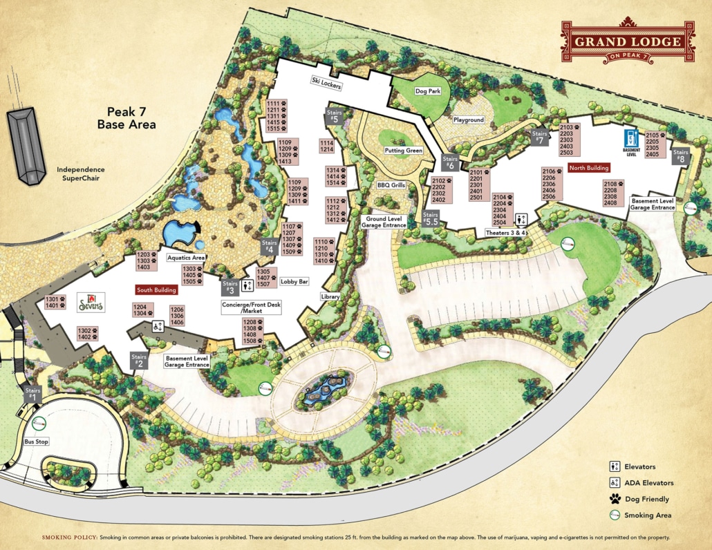 Property Map | Breckenridge Ski Resort | Grand Lodge on Peak 7
